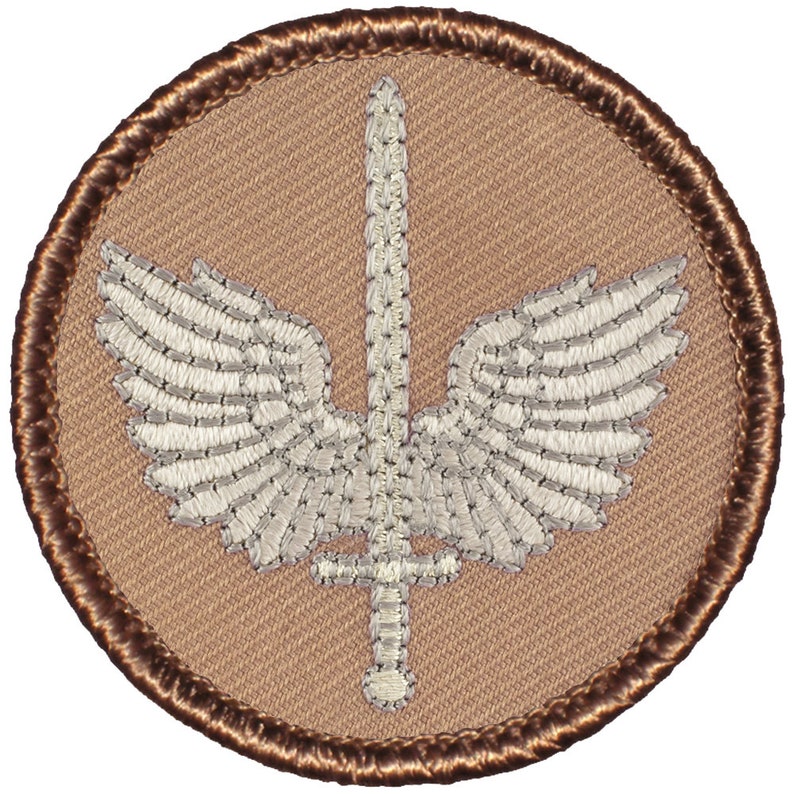 Archangel Patch - 2 Inch Diameter Embroidered Patch - Etsy