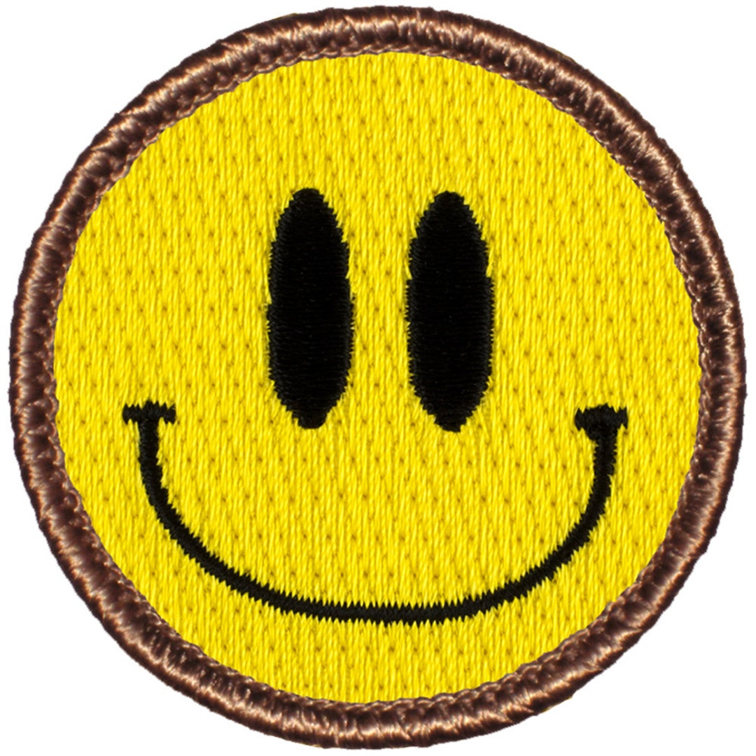 Happy Camper Patch (255) 2 Inch Diameter Embroidered Patch - Etsy