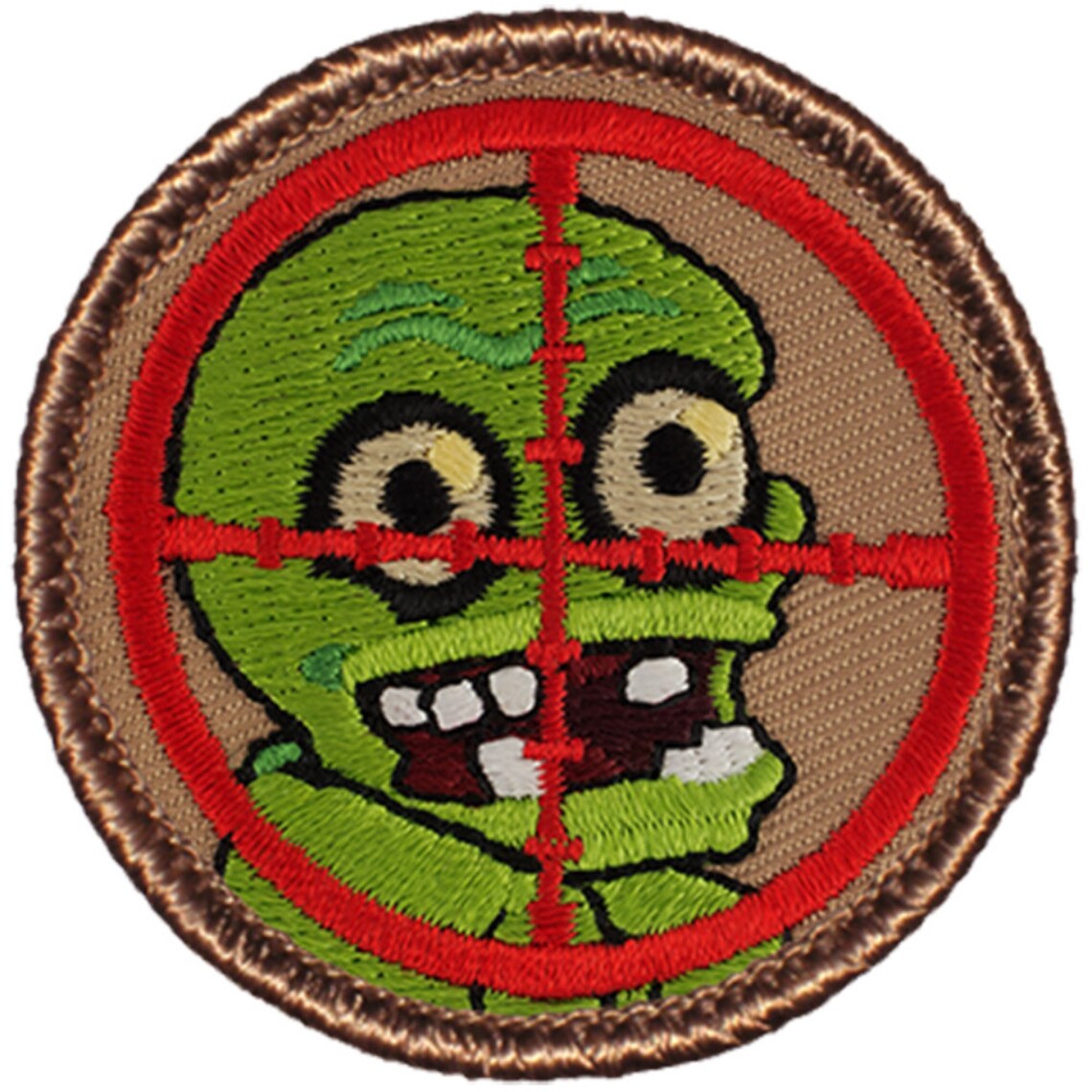 Zombie Hunters Patch 2 Inch Diameter Embroidered Patch - Etsy
