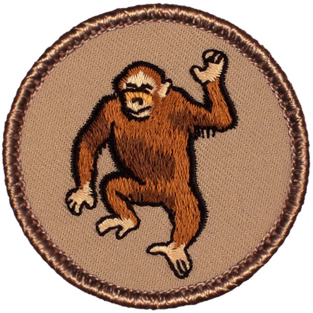 Monkey Patch 155 2 Inch Diameter Embroidered Patch - Etsy