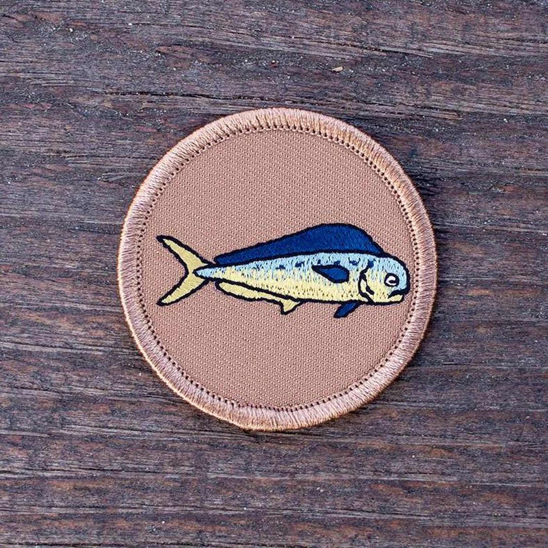 Mahi Mahi Patch (071) 2 Inch Diameter Embroidered Patch - Etsy