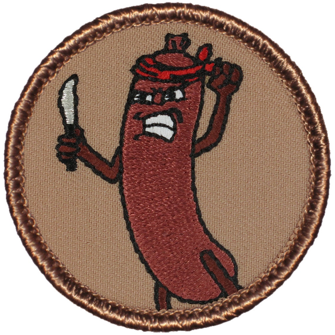 Savage Sausages Patch 2 Inch Diameter Embroidered Patch - Etsy