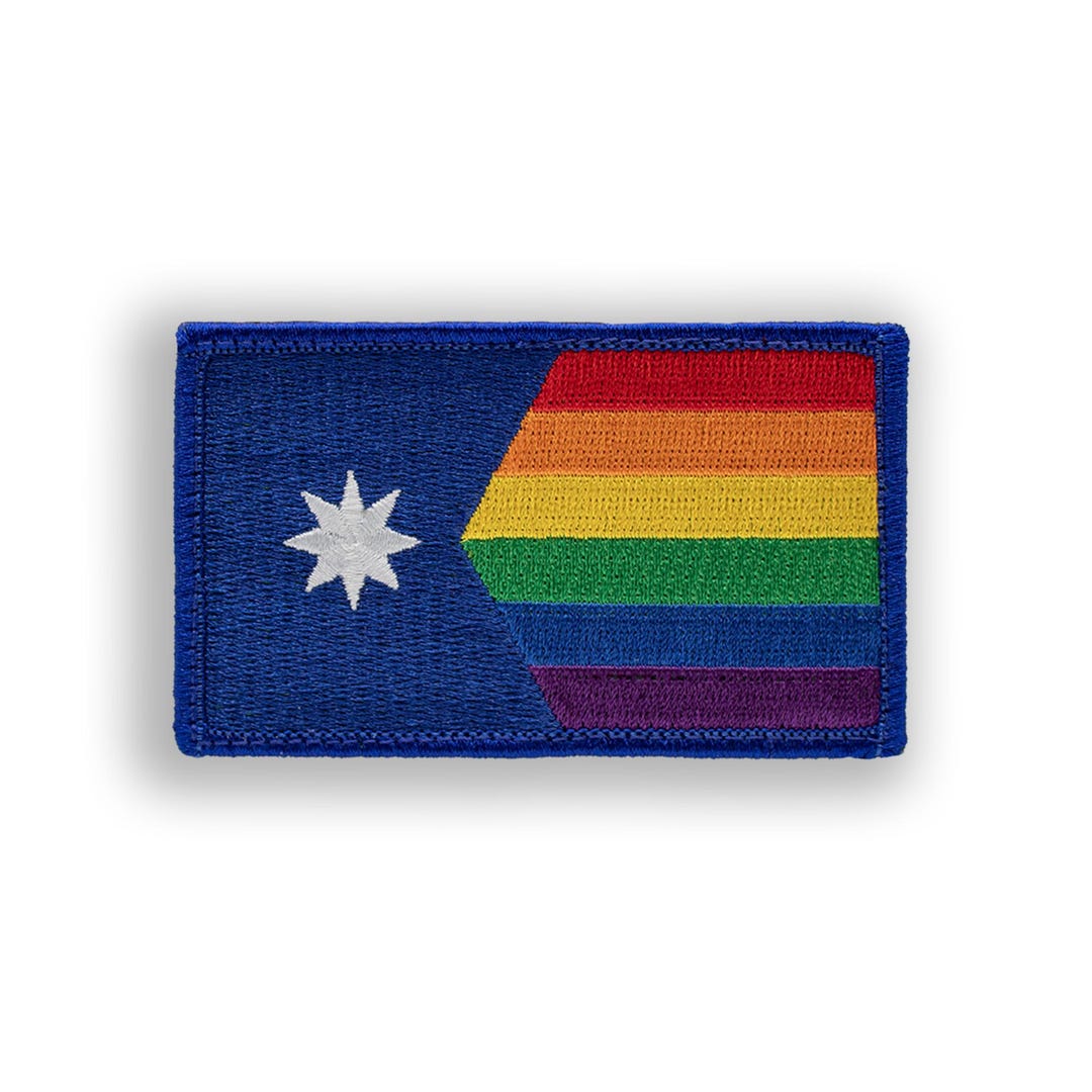 Minnesota Pride State Flag Patch - Embroidered Patch 2" X 3 3/8" - Etsy