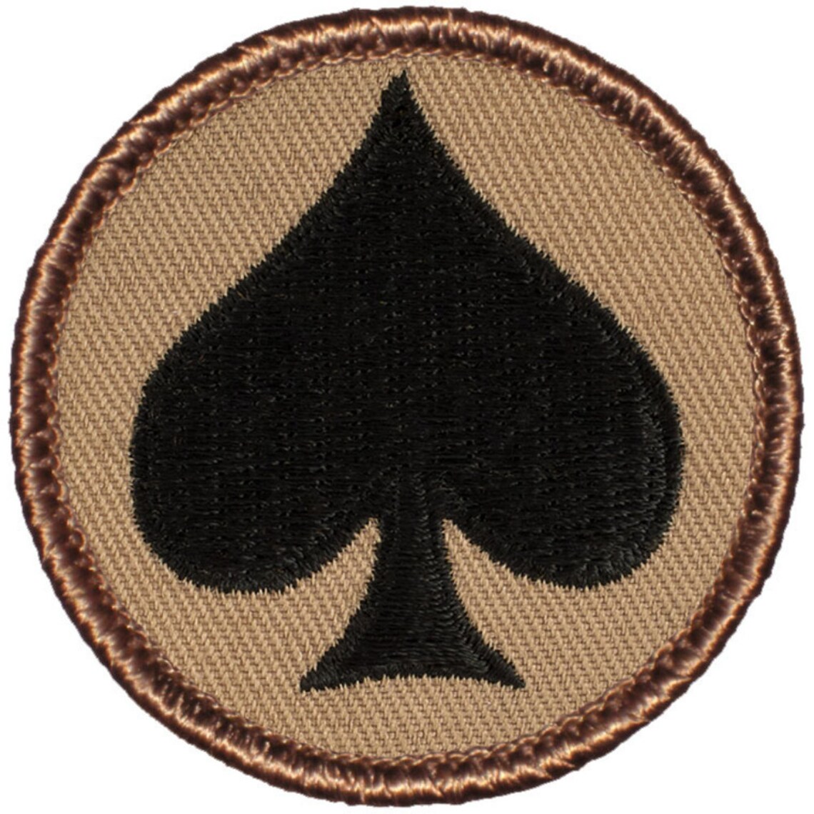 Spade Patch 079 2 Inch Diameter Embroidered Patch - Etsy