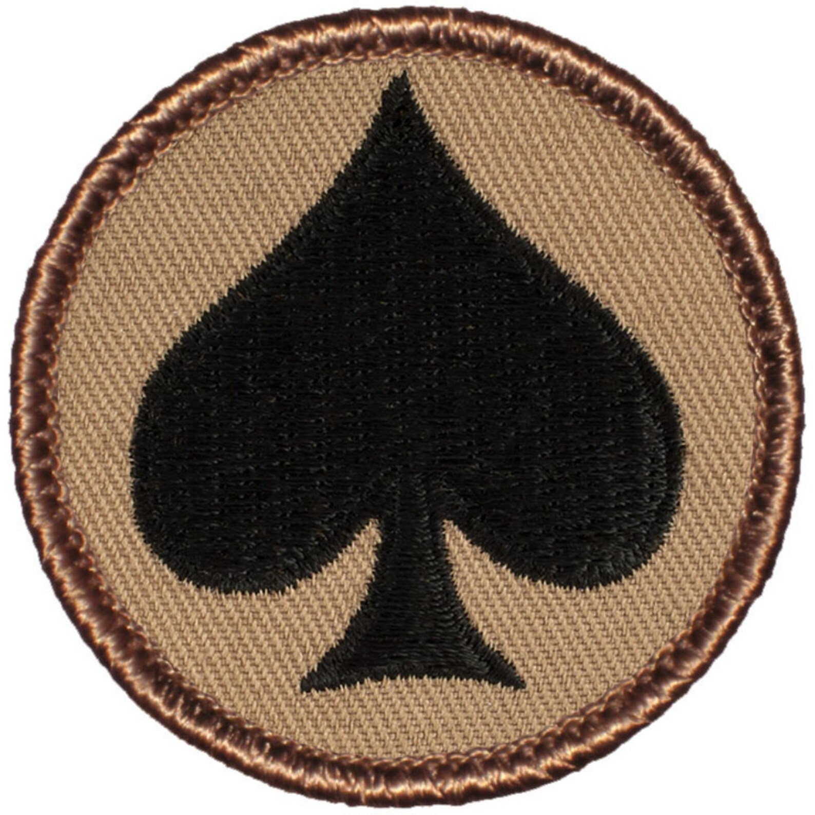 Spade Patch 079 2 Inch Diameter Embroidered Patch - Etsy