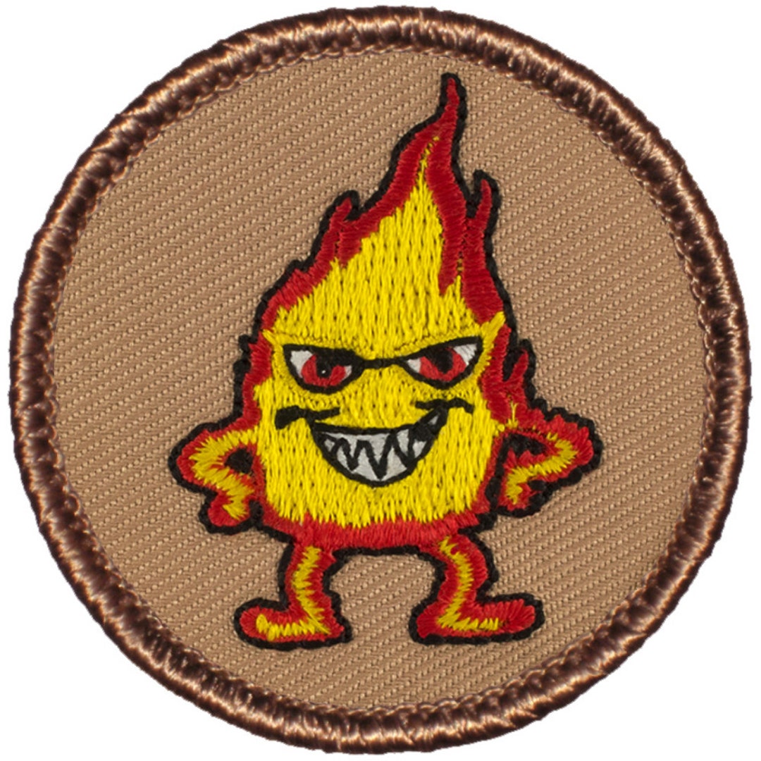 Pyro Patch (394) 2 Inch Diameter Embroidered Patch - Etsy