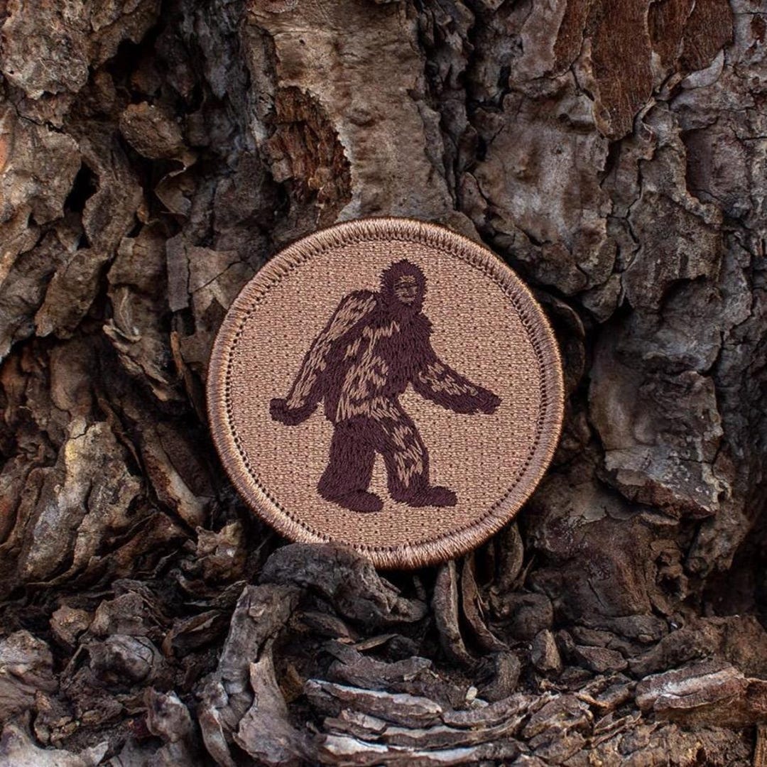 Bigfoot / Sasquatch Patch 2 Inch Diameter Embroidered Patch - Etsy