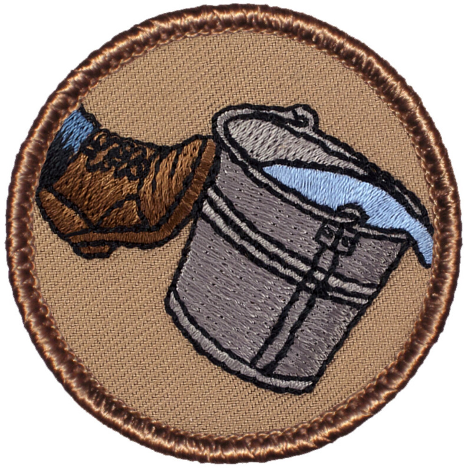 Kick the Bucket Patch - 2 Inch Diameter Embroidered Patch - Etsy