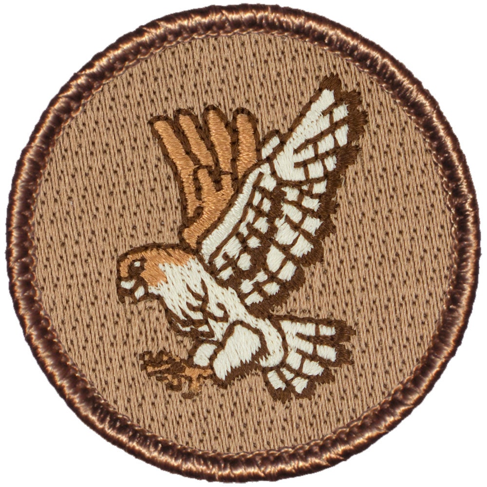Falcon Patch 036 2 Inch Diameter Embroidered Patch | Etsy
