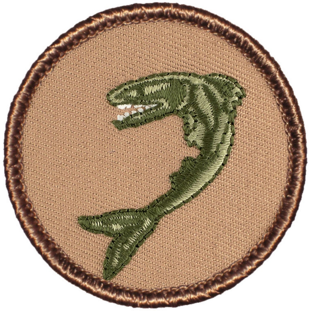 Barracuda Patch 2 Inch Diameter Embroidered Patch - Etsy