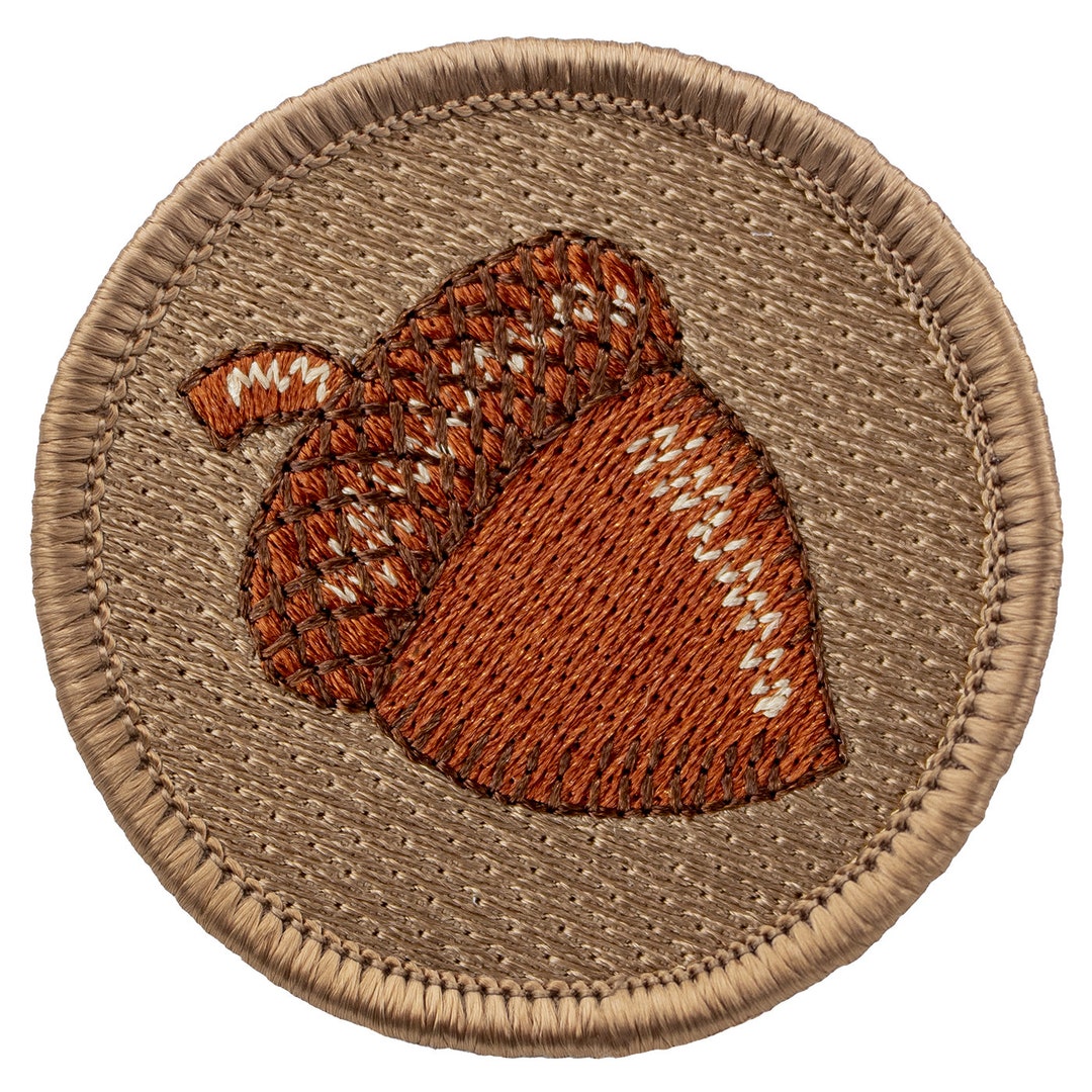 Acorn Patch - 2 Inch Diameter Embroidered Patch - Etsy