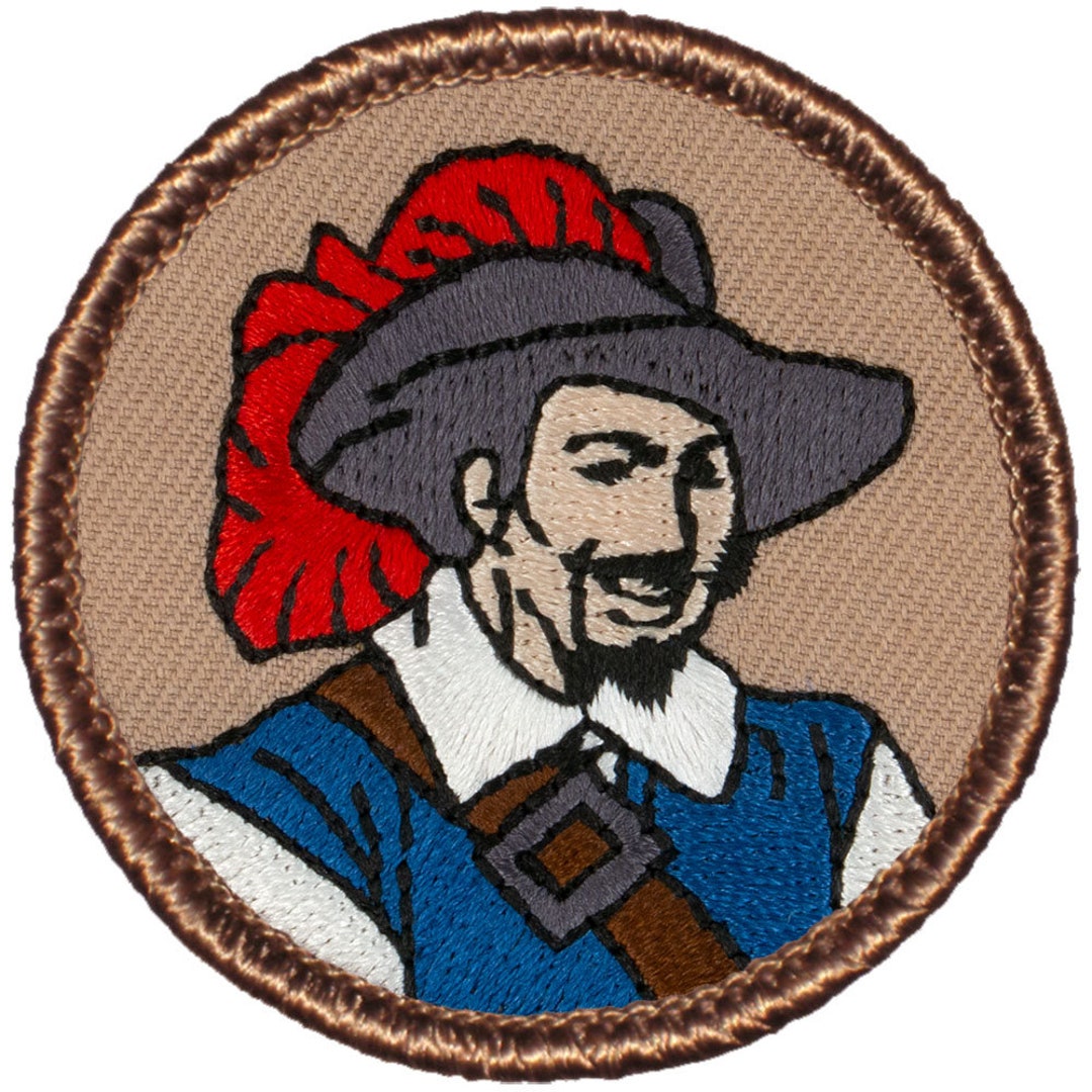 Musketeer Patch (441) 2 Inch Diameter Embroidered Patch - Etsy