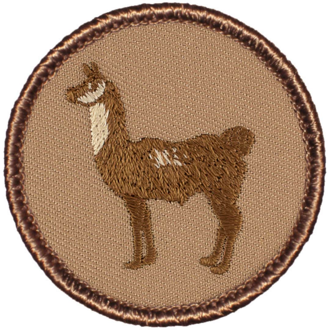 Llama Patch (175) 2 Inch Diameter Embroidered Patch - Etsy