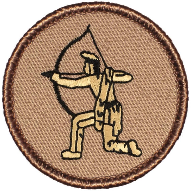 Brave Hunter Patch 2 Inch Diameter Embroidered Patch - Etsy