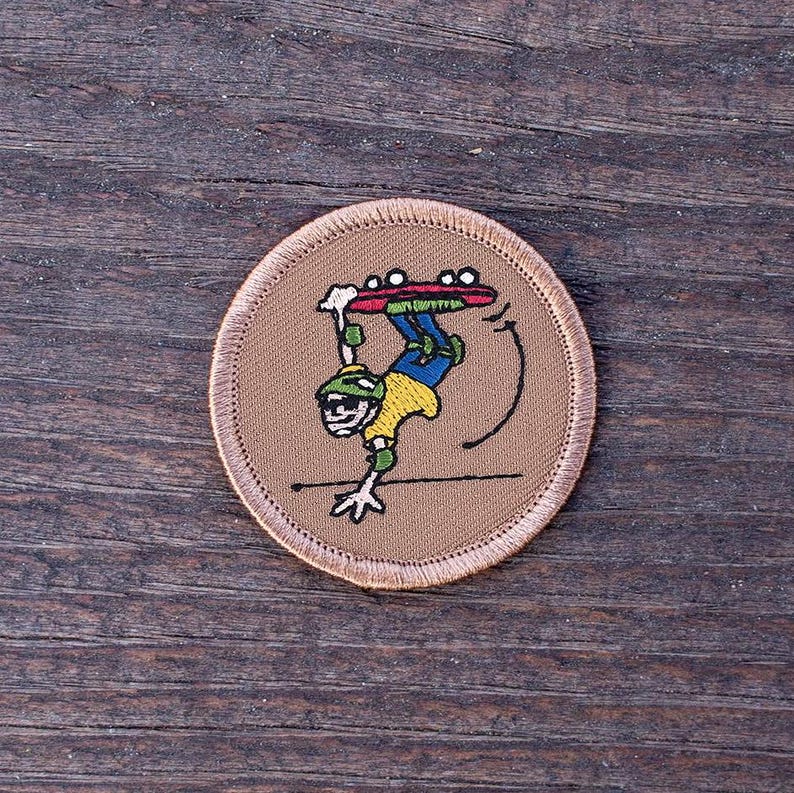 Skateboard Patch (089) – 2 Inch Diameter Embroidered Patch - Etsy