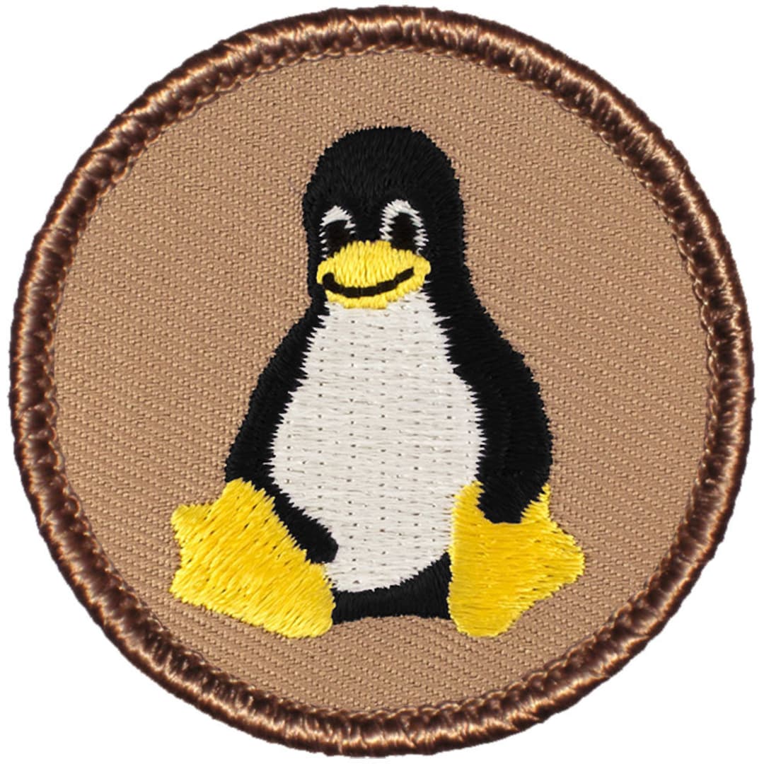 Cartoon Penguin Patch 2 Inch Diameter Embroidered Patch - Etsy