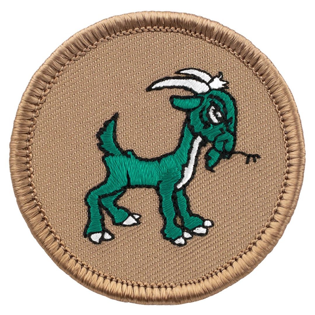Old Goat Patch - 2 Inch Diameter Embroidered Patch - Etsy