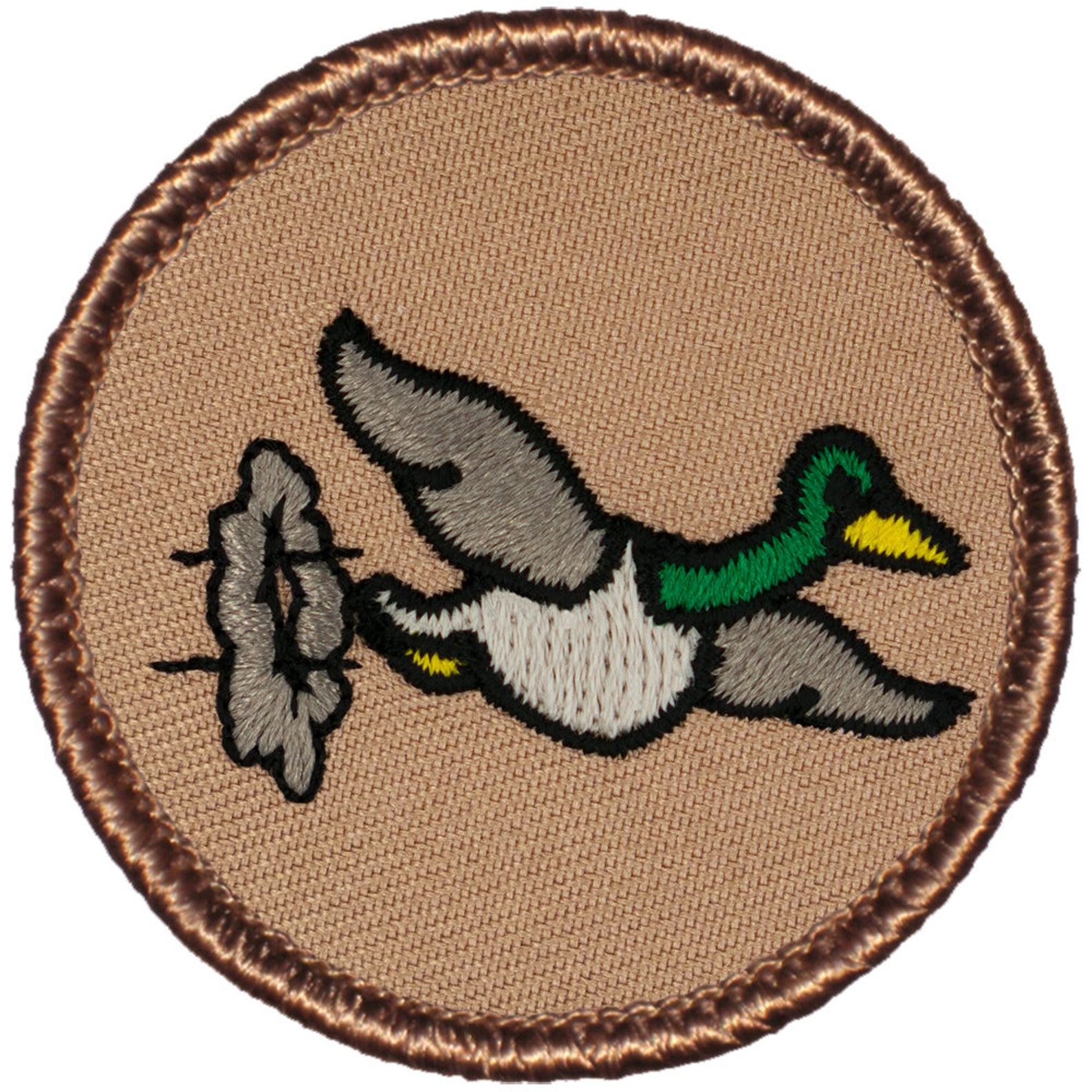 Stinker Duck Patch (271) 2 Inch Diameter Embroidered Patch - Etsy