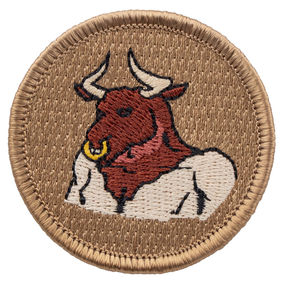 Minotaur Patch - 2 Inch Diameter Embroidered Patch - Etsy