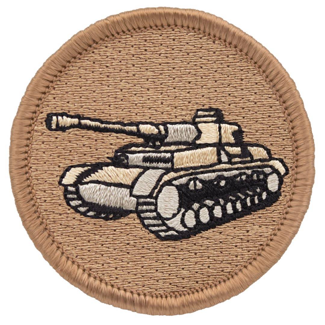 Panzer Tank Patch – 2 Inch Diameter Embroidered Patch - Etsy