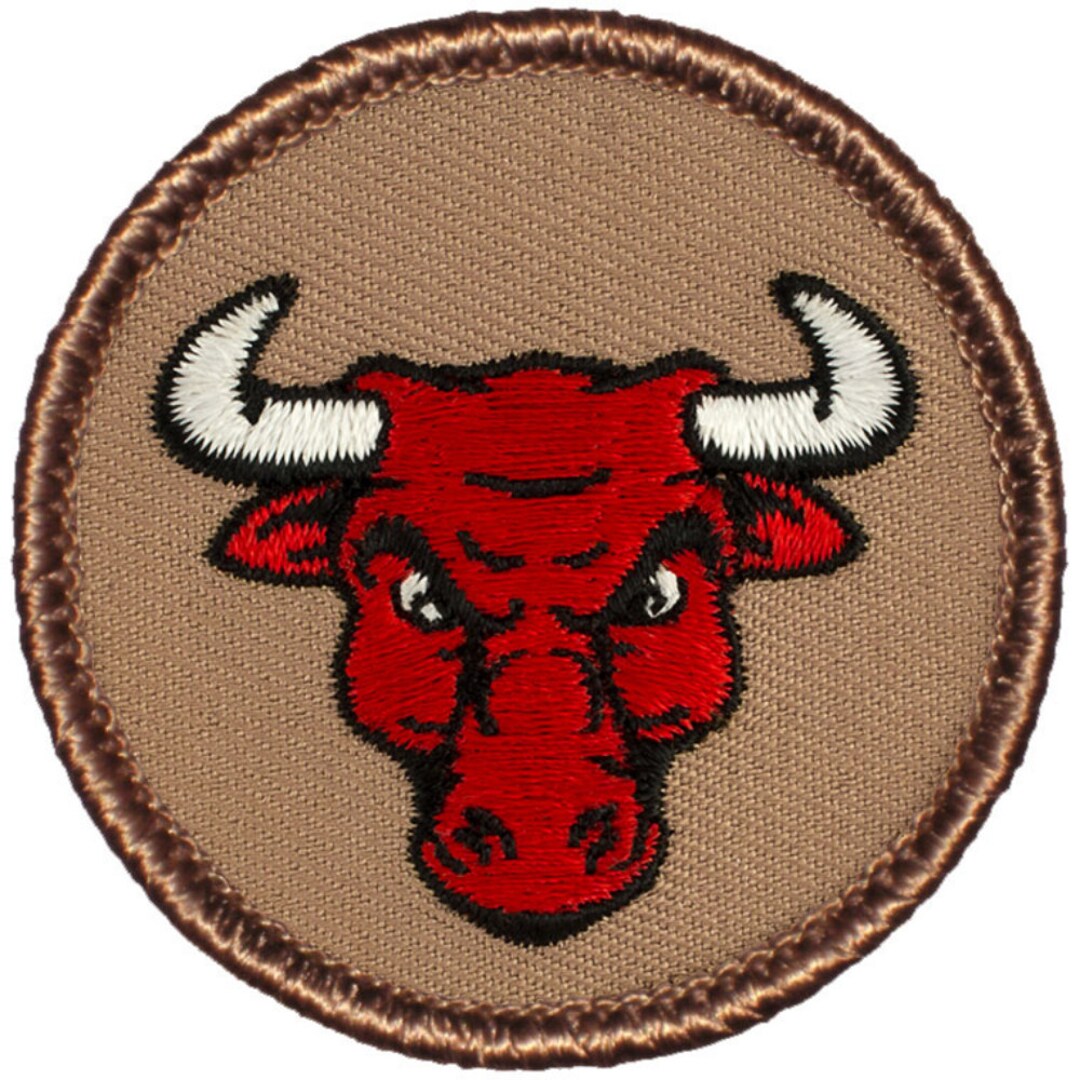 Red Bull Patch (100) – 2 Inch Diameter Embroidered Patch - Etsy