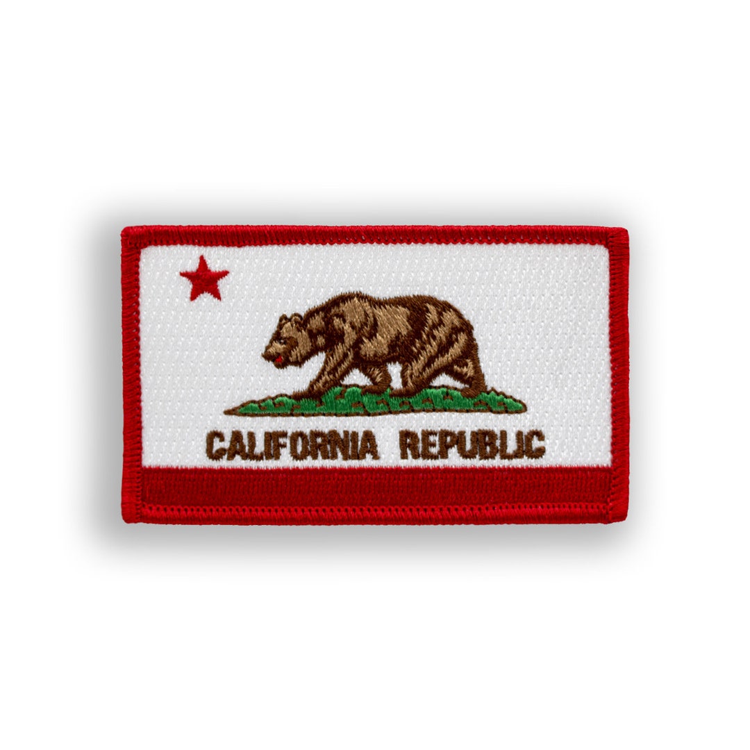 California State Flag Patch - Embroidered Patch 2" X 3 3/8" - Etsy