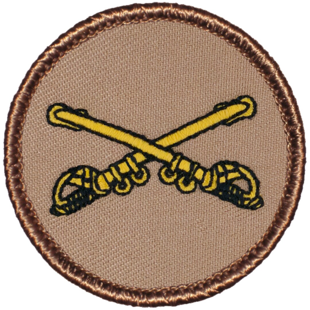 Cavalry Emblem Patch 2 Inch Diameter Embroidered Patch - Etsy