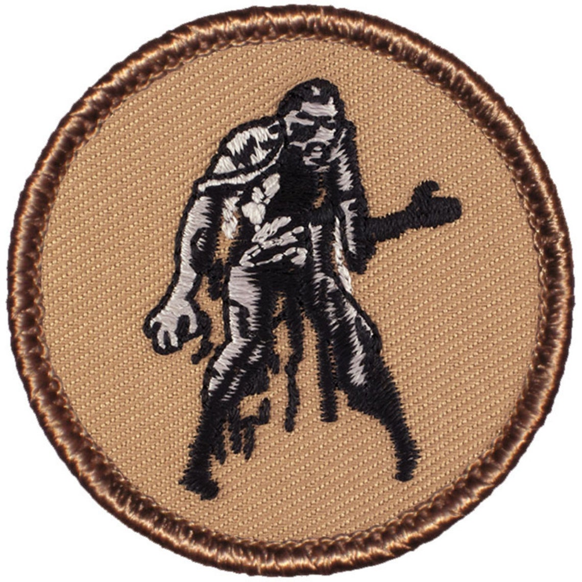 Zombie Patch (282) 2 Inch Diameter Embroidered Patch - Etsy