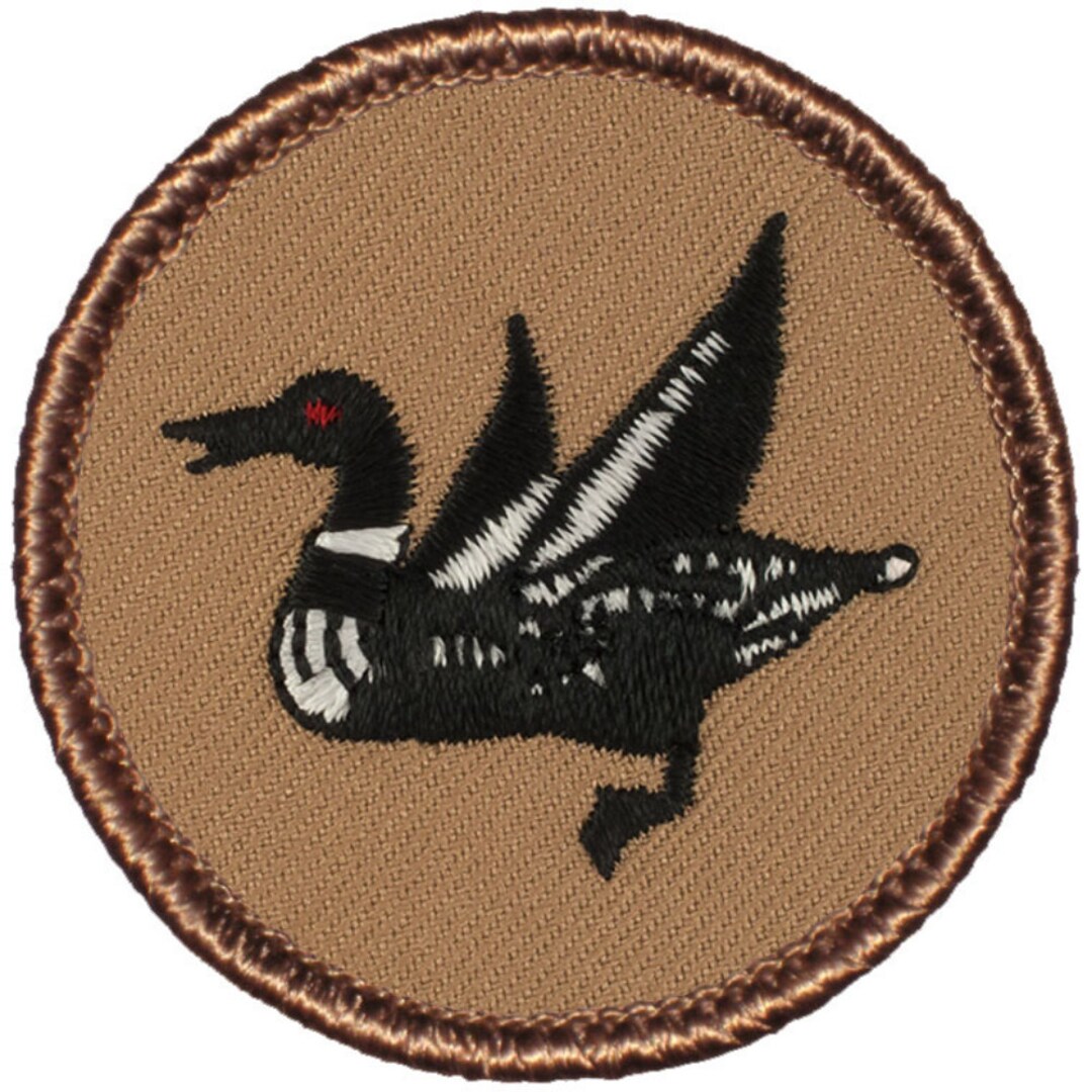 Loon Patch (265) 2 Inch Diameter Embroidered Patch - Etsy