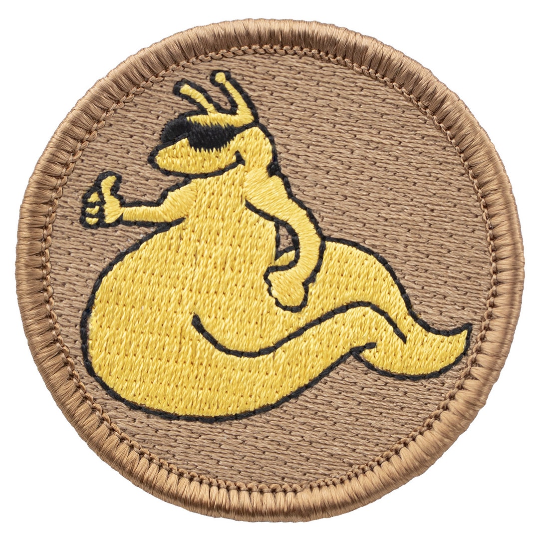 Cool Slug Patch - 2 Inch Diameter Embroidered Patch - Etsy