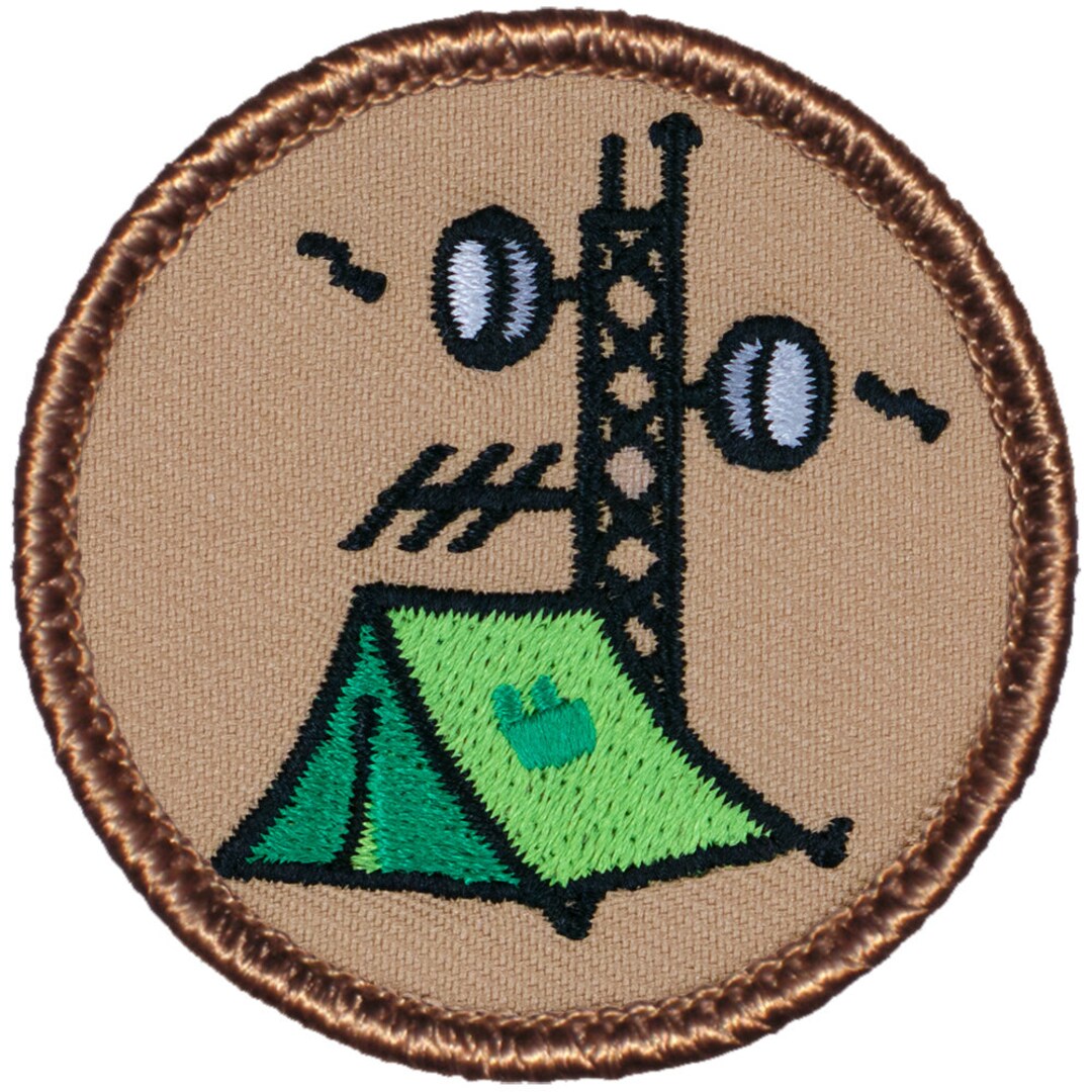 Radio Patch (D63) - 2 Inch Diameter Embroidered Patch - Etsy