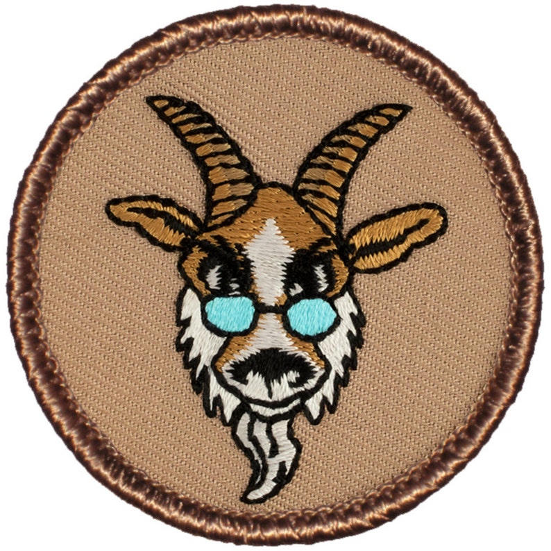 Old Goat Patch 2 Inch Diameter Embroidered Patch - Etsy