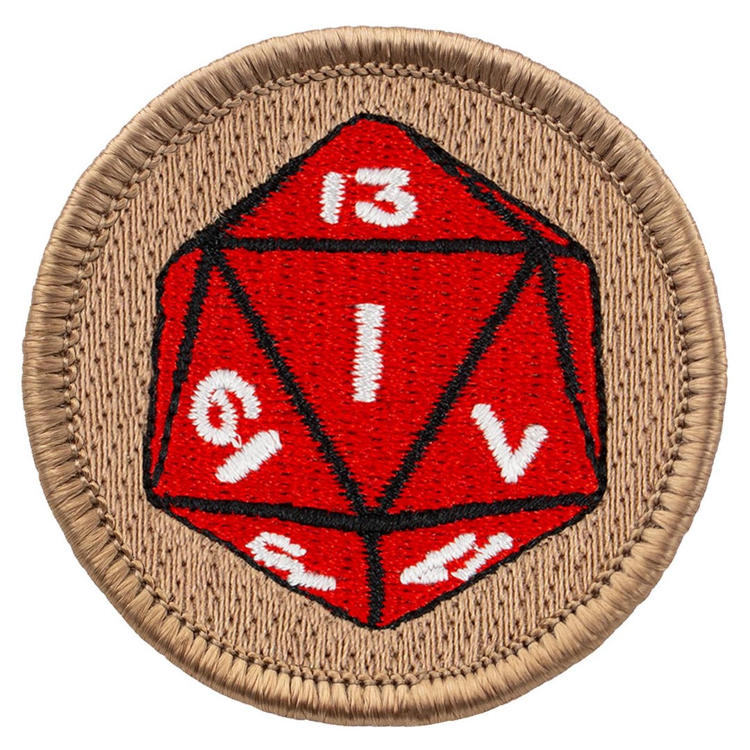 Icosahedron (D20) Patch – 2 Inch Diameter Embroidered Patch - Etsy