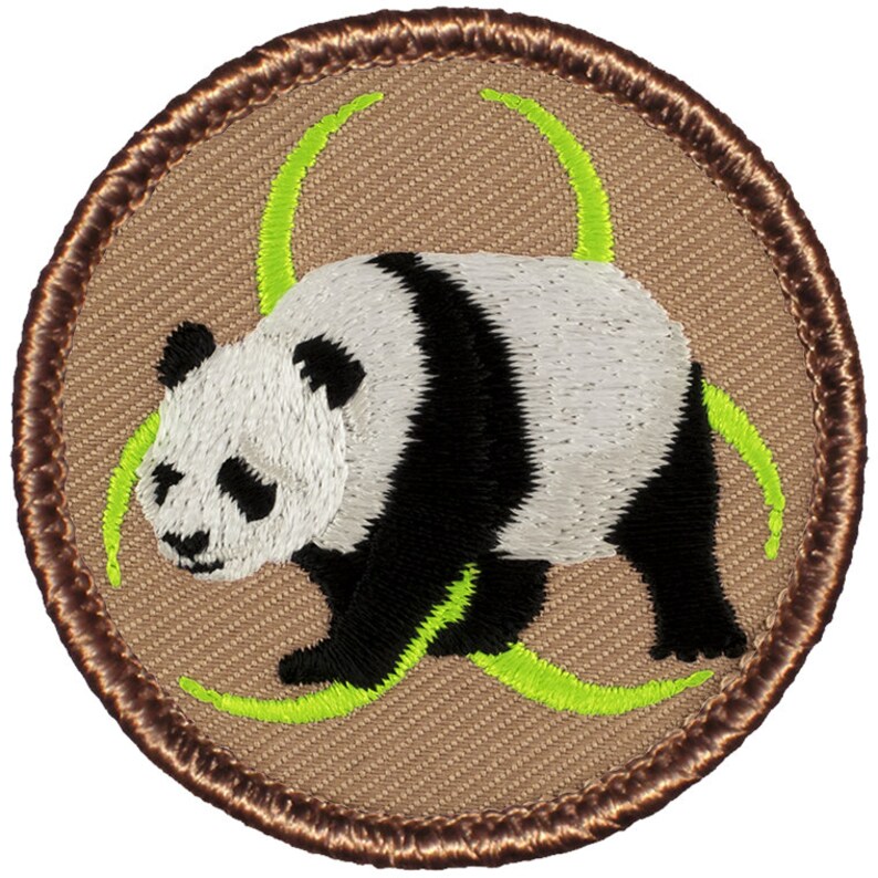 Biohazard Panda Patch 2 Inch Diameter Embroidered Patch | Etsy