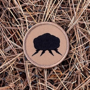 Thunder Cloud Patch (103) – 2 Inch Diameter Embroidered Patch - Etsy