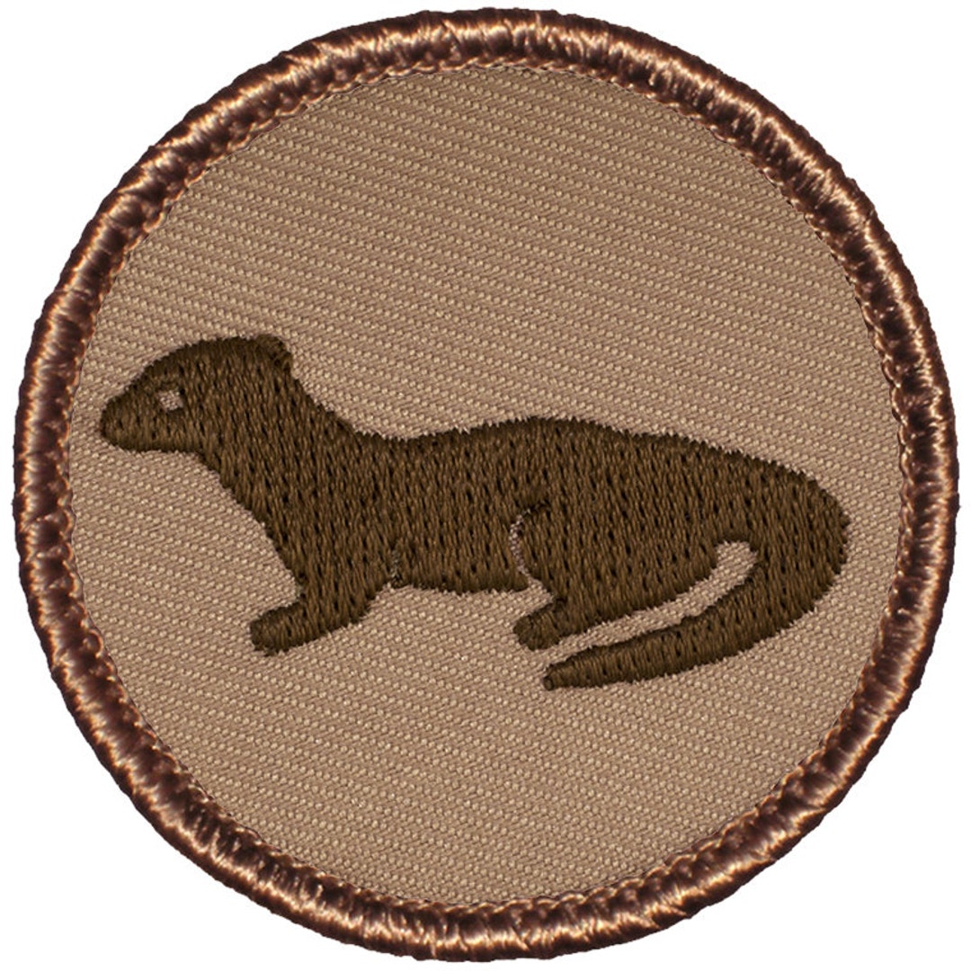 Otter Patch - 2 Inch Diameter Embroidered Patch - Etsy