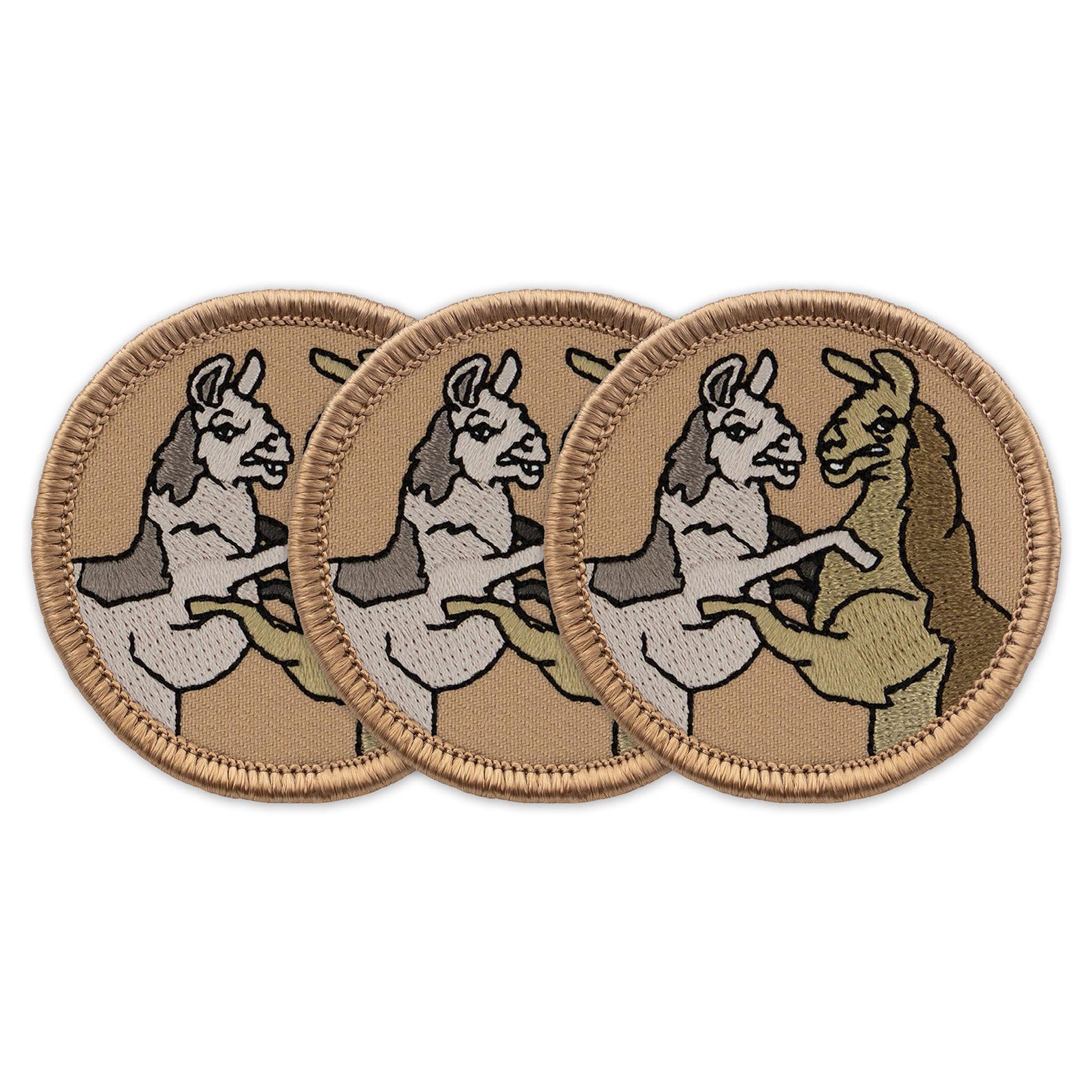 Fighting Llama Patch - 2 Inch Diameter Embroidered Patch - Etsy