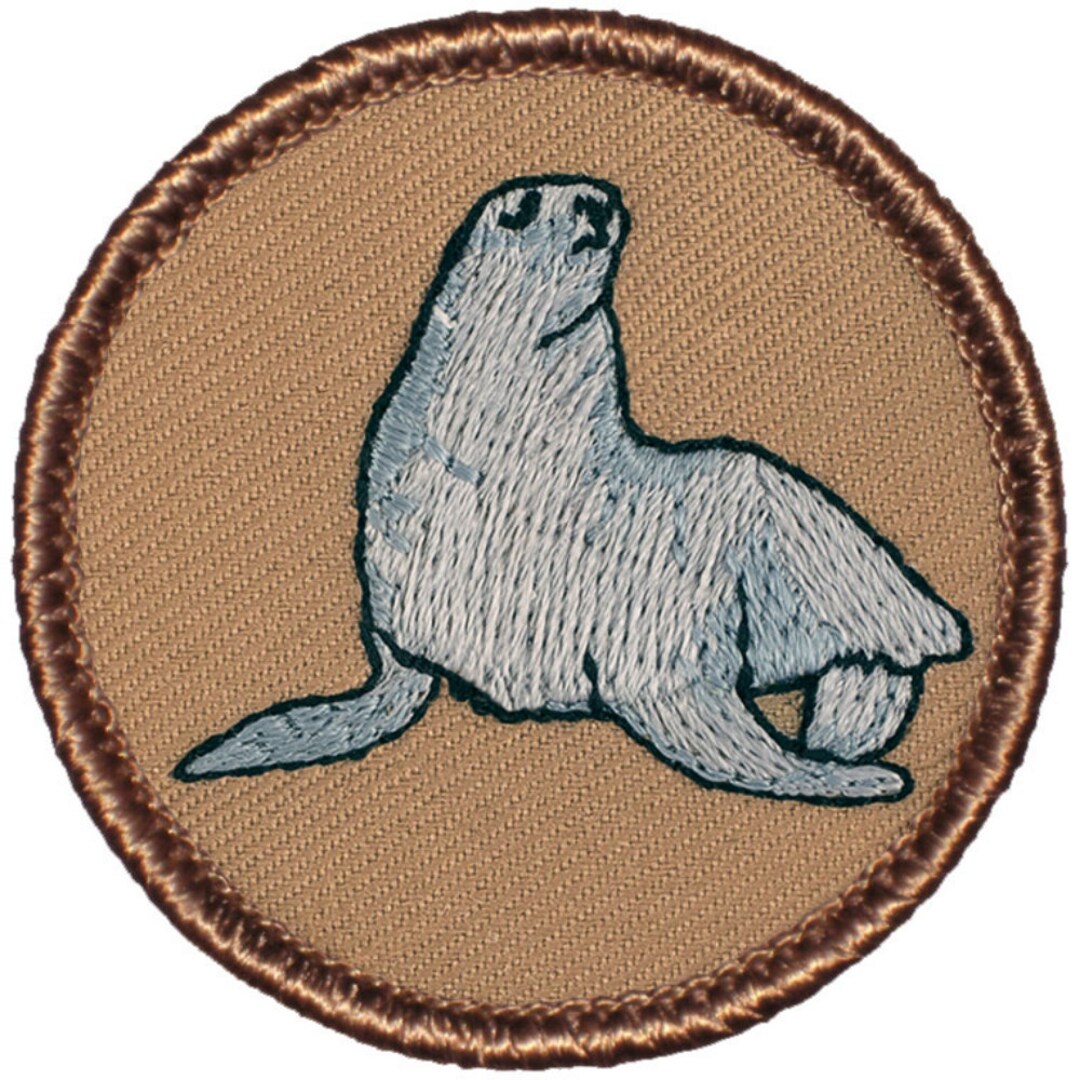 Seal Patch 109 2 Inch Diameter Embroidered Patch - Etsy