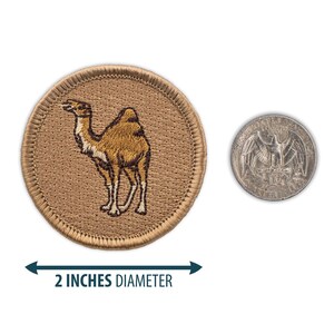 Camel Patch - 2 Inch Diameter Embroidered Patch - Etsy