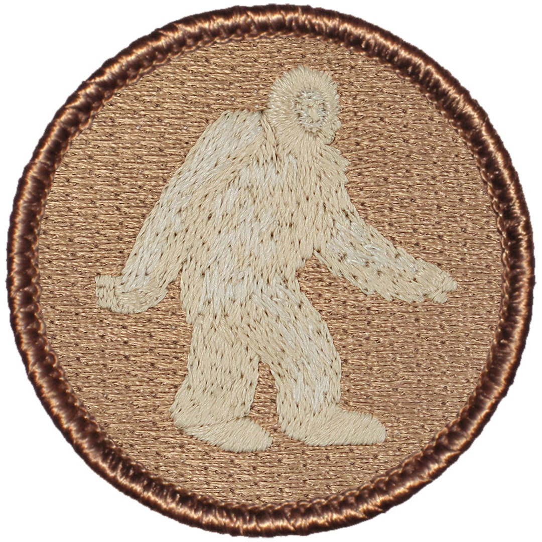 Yeti Patch (173A) 2 Inch Diameter Embroidered Patch - Etsy