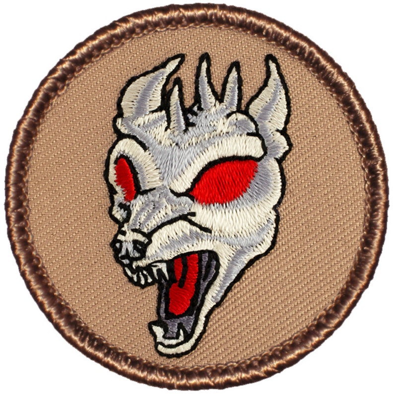 Chupacabra Patch 434 2 Inch Diameter Embroidered Patch - Etsy