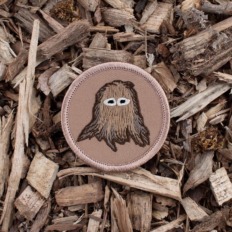 Hairy Guy Patch (111) – 2 Inch Diameter Embroidered Patch - Etsy