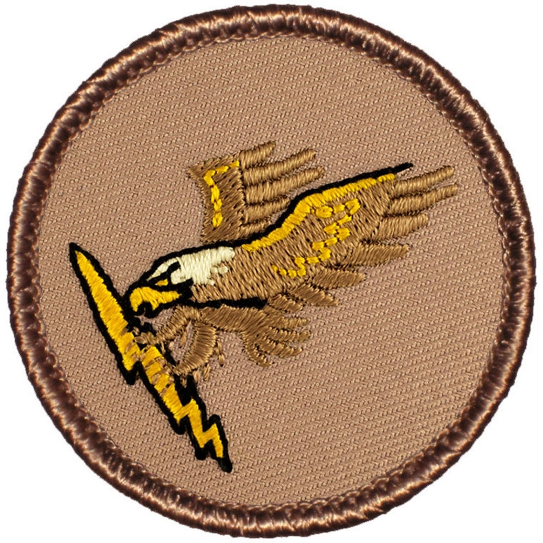 Thunderhawk Patch (D72) - 2 Inch Diameter Embroidered Patch - Etsy