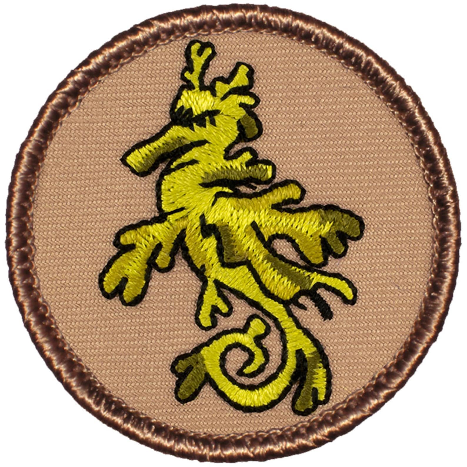 Sea Horse Patch - 2 Inch Diameter Embroidered Patch - Etsy