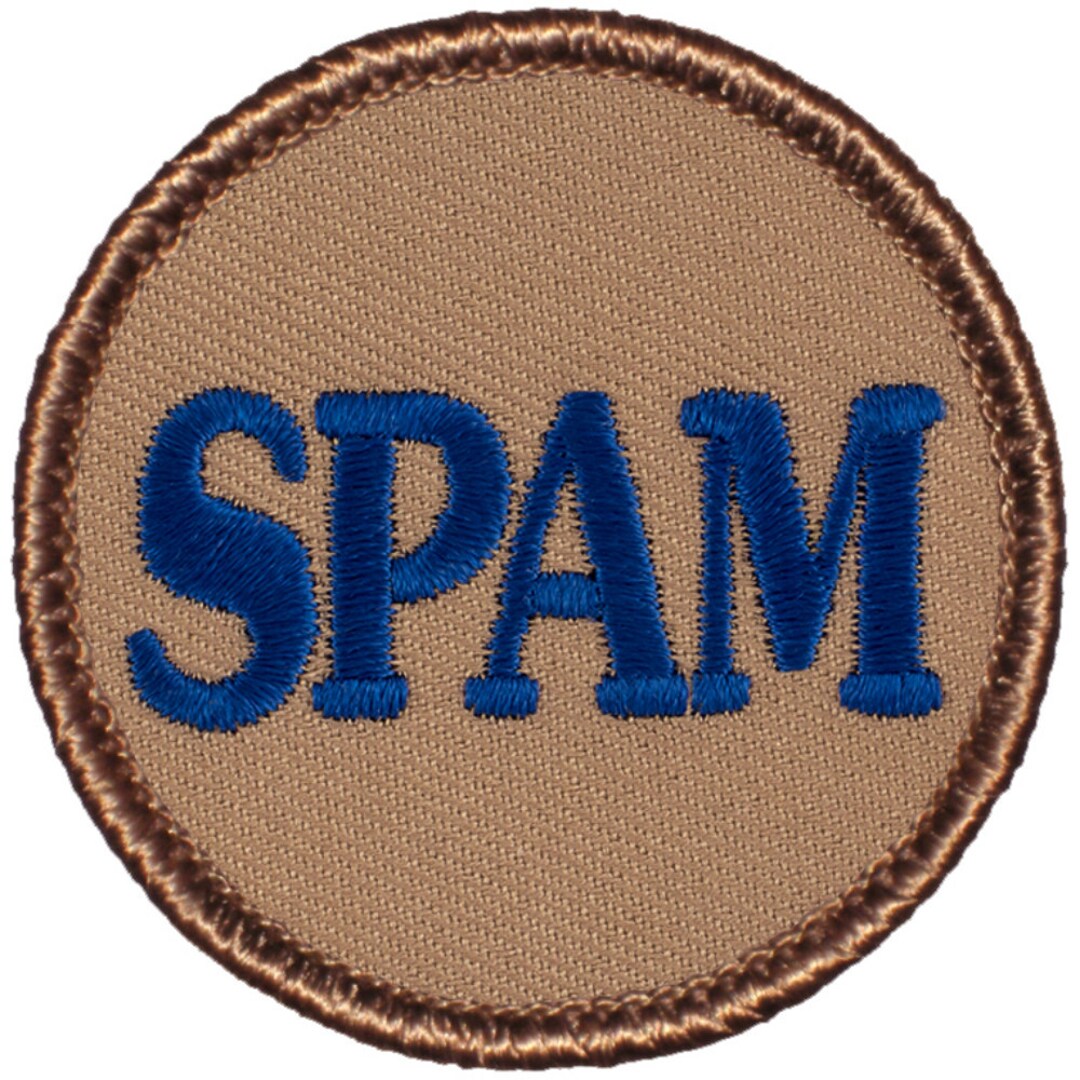 SPAM Patch - 2 Inch Diameter Embroidered Patch - Etsy
