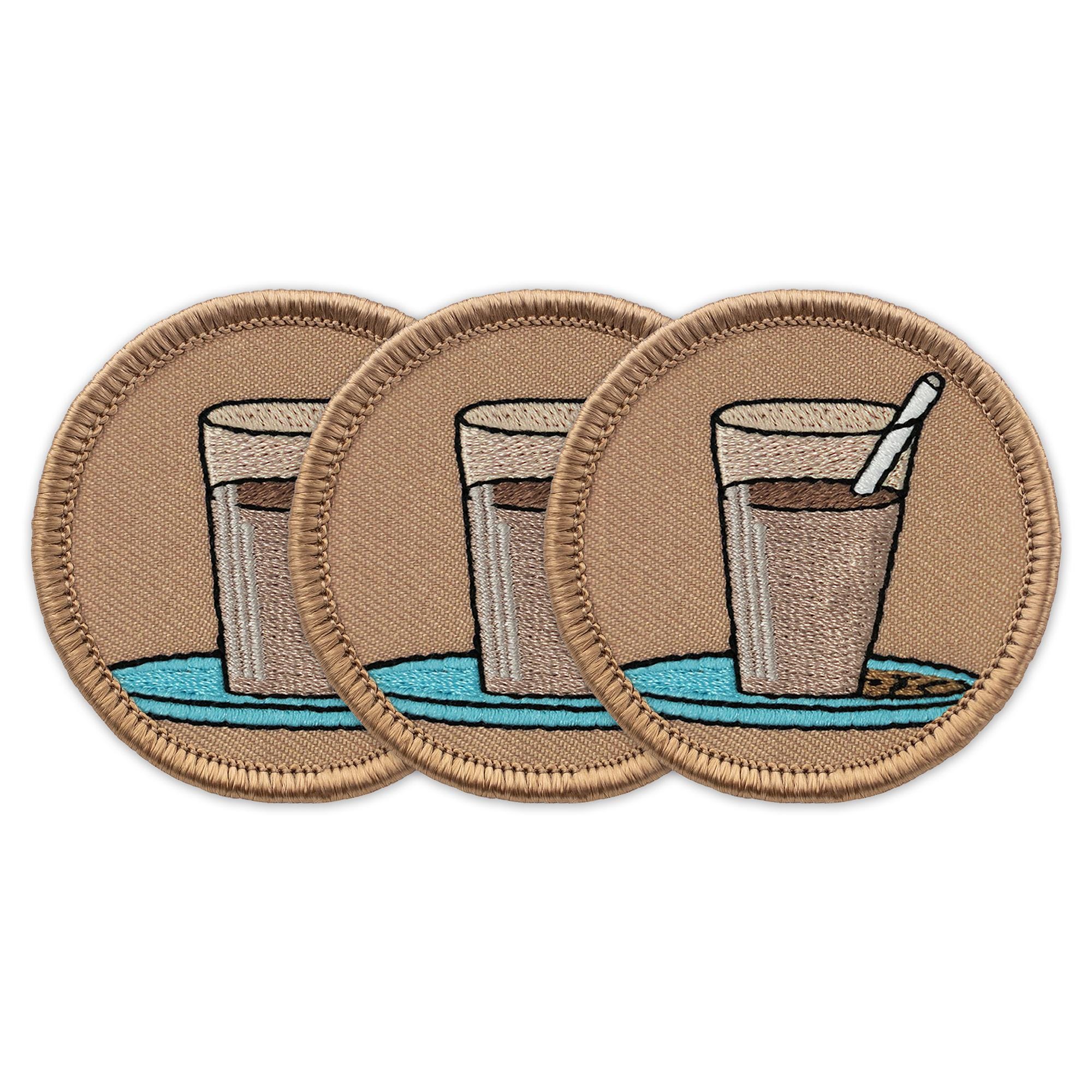 Chocolate Milk Patch - 2 Inch Diameter Embroidered Patch - Etsy