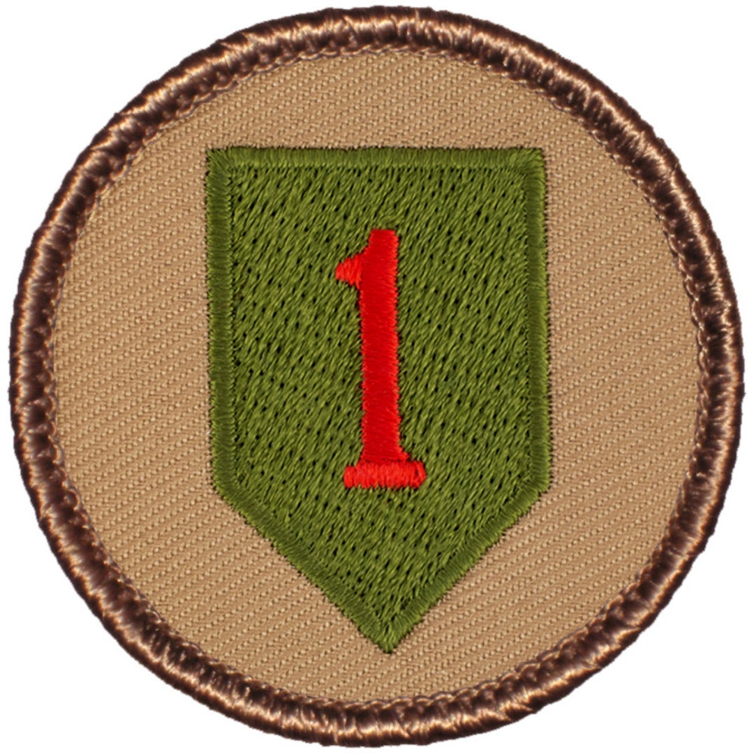 1st Infantry Division Patch 2 Inch Diameter Embroidered Patch - Etsy