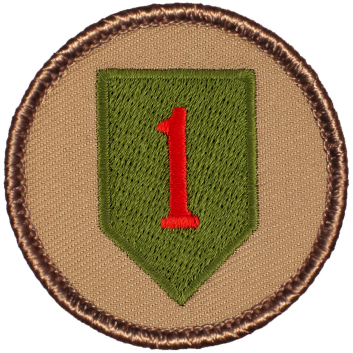 1st Infantry Division Patch 2 Inch Diameter Embroidered Patch - Etsy
