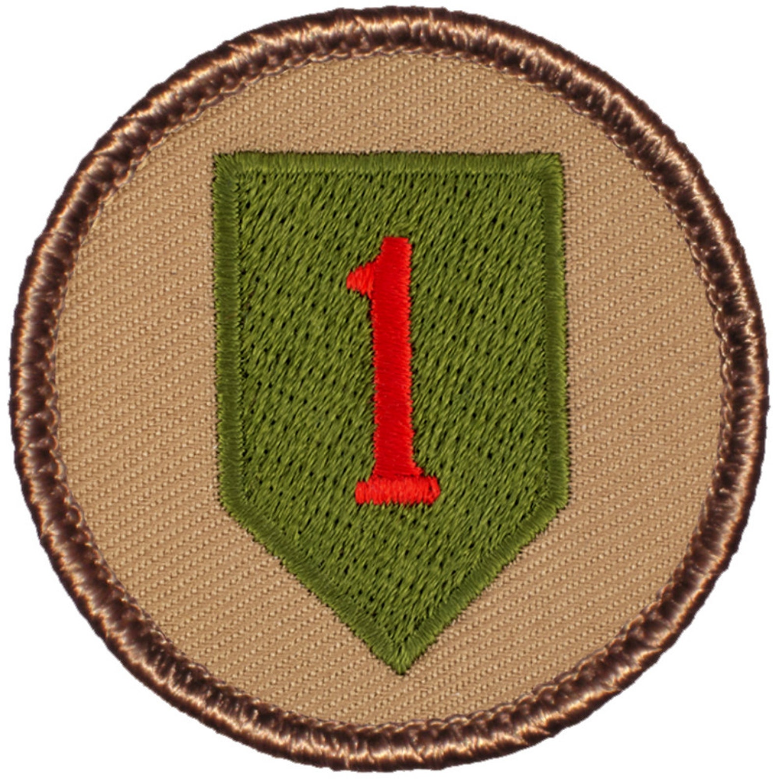 1st Infantry Division Patch 2 Inch Diameter Embroidered Patch - Etsy