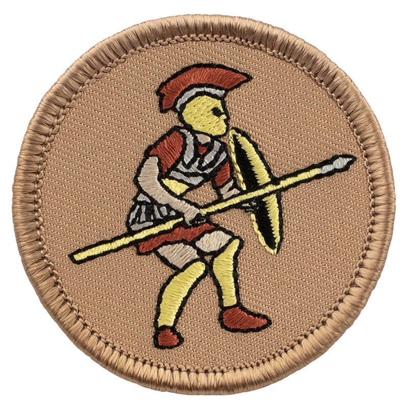 Spartan Shield Patch - Etsy